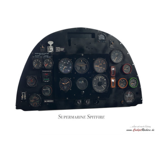 Poster Art Supermarine Spitfire Panel in Original Size – Cockpitrockers